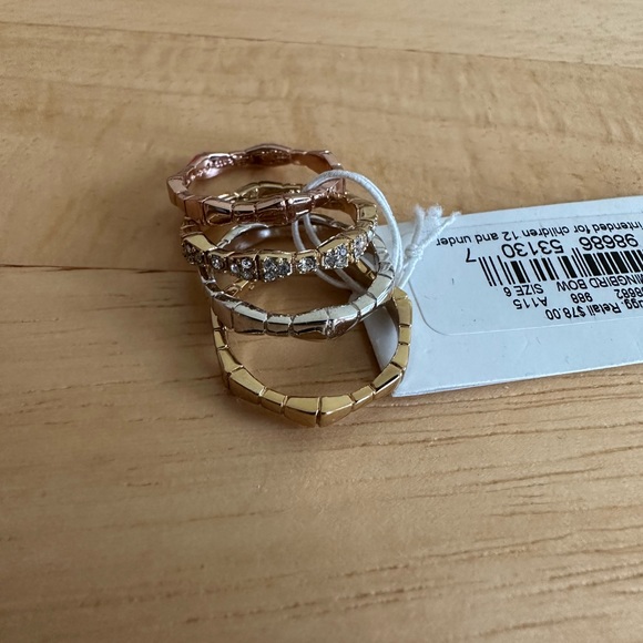 kate spade | Jewelry | Nwt Kate Spade Stackable Hummingbird Bow Rings ...